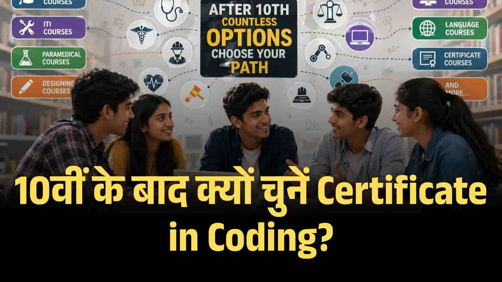 10वीं के बाद क्यों चुनें सर्टिफिकेट इन कोडिंग? बनिए कल के टेक लीडर और ...