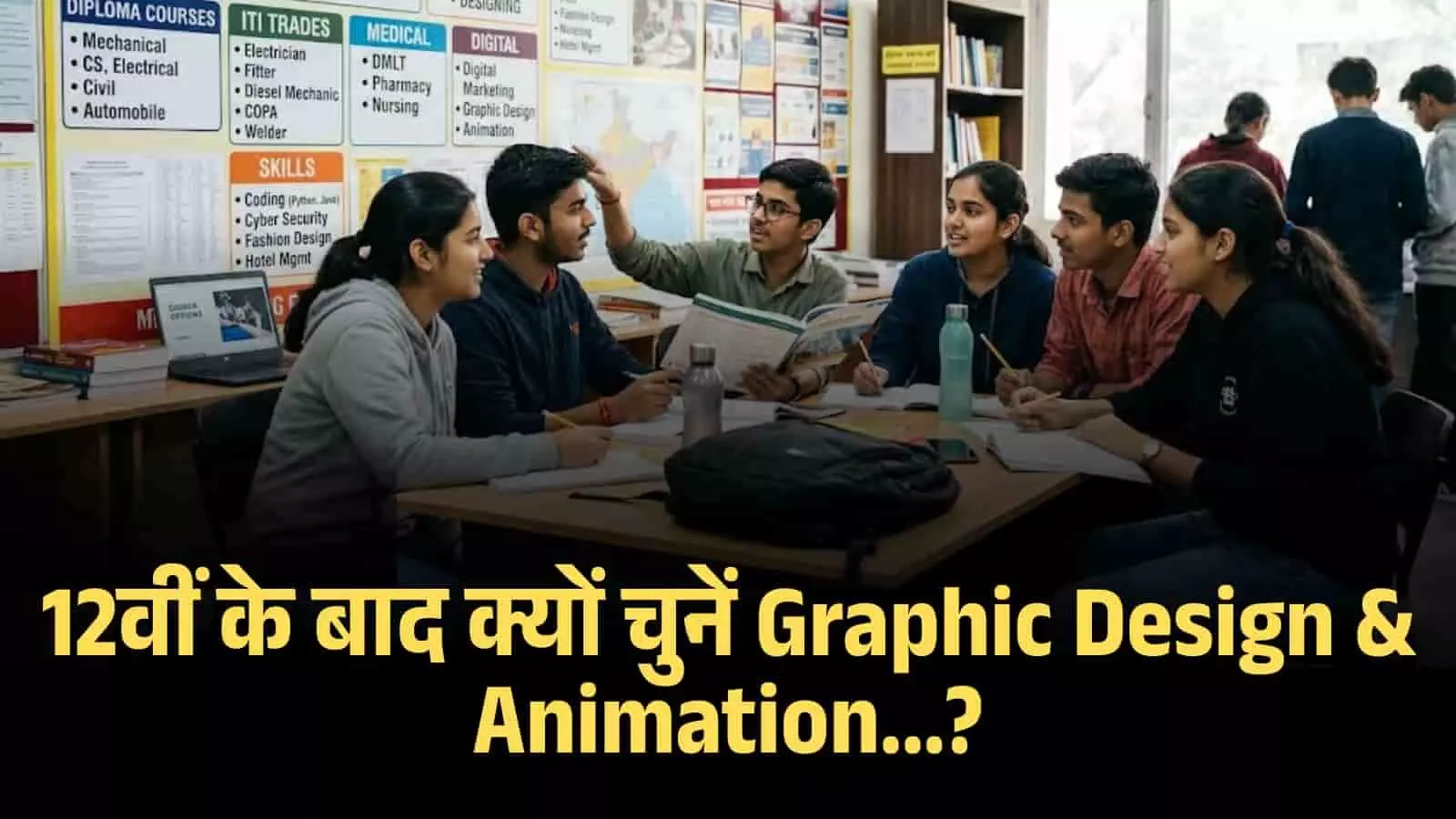 12वीं के बाद क्यों चुनें Graphic Design & Animation? क्रिएटिविटी से ...