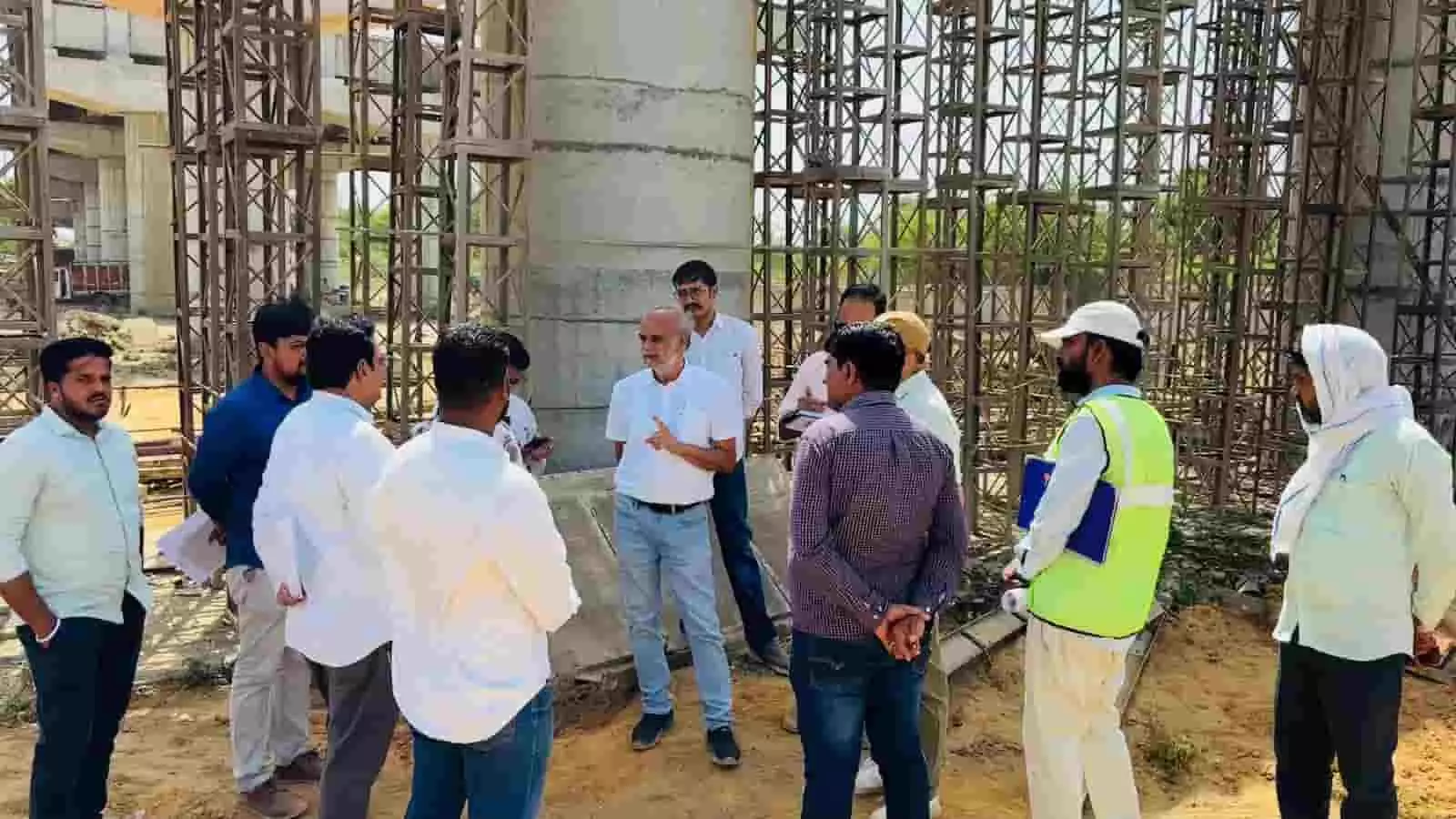 भीलवाड़ा विधायक अशोक कोठारी ने किया विकास परियोजनाओं का औचक निरीक्षण ...