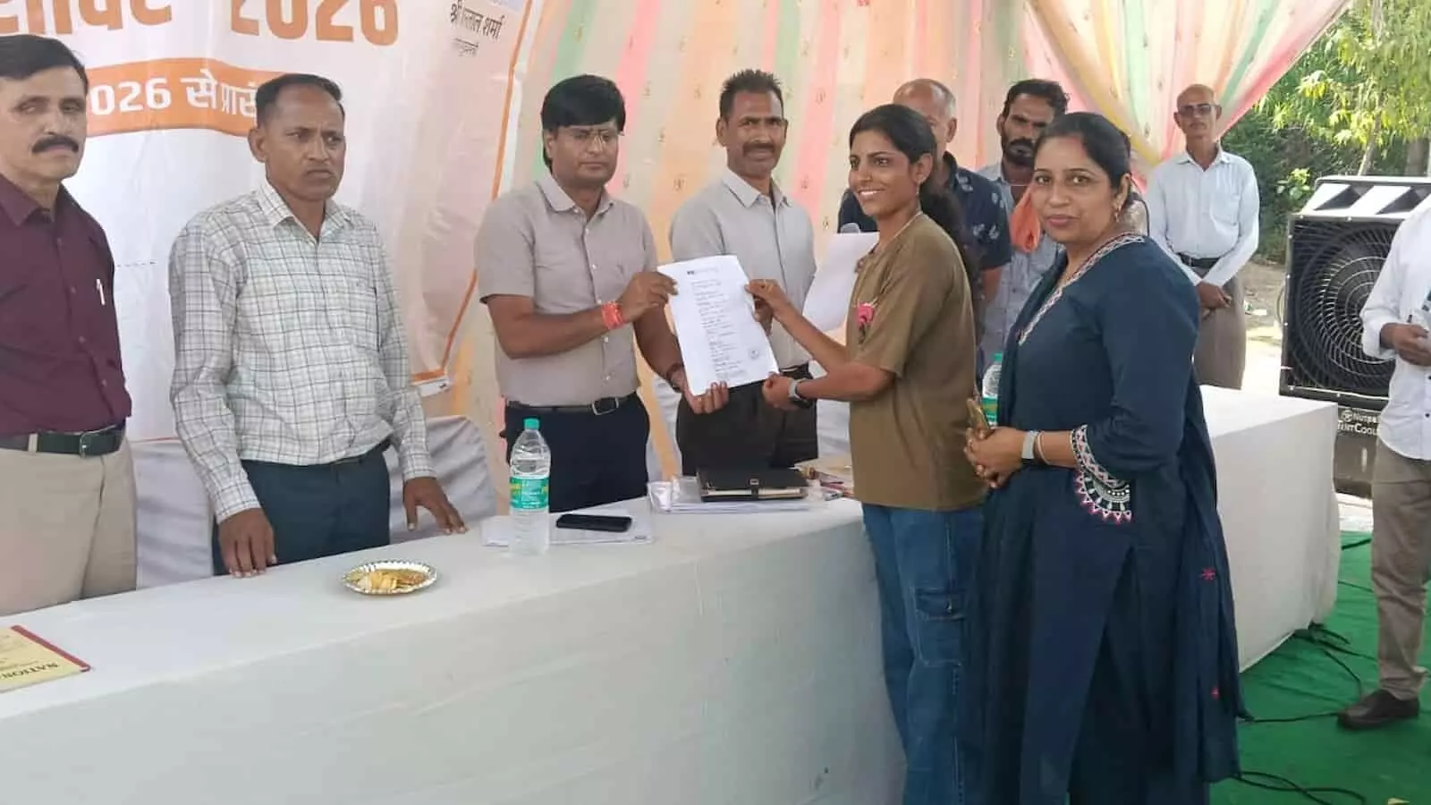 ग्रामीण सेवा शिविर-2026: चंगेड़ी और बड़गाँव में त्वरित समाधान, लीला ...